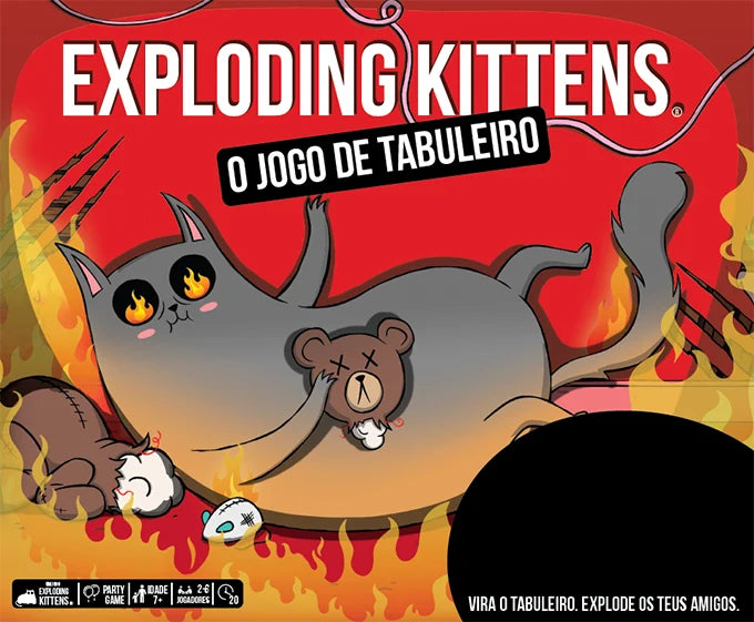 Exploding Kittens: O Jogo de Tabuleiro - Versão Portuguesa | Party Game ...